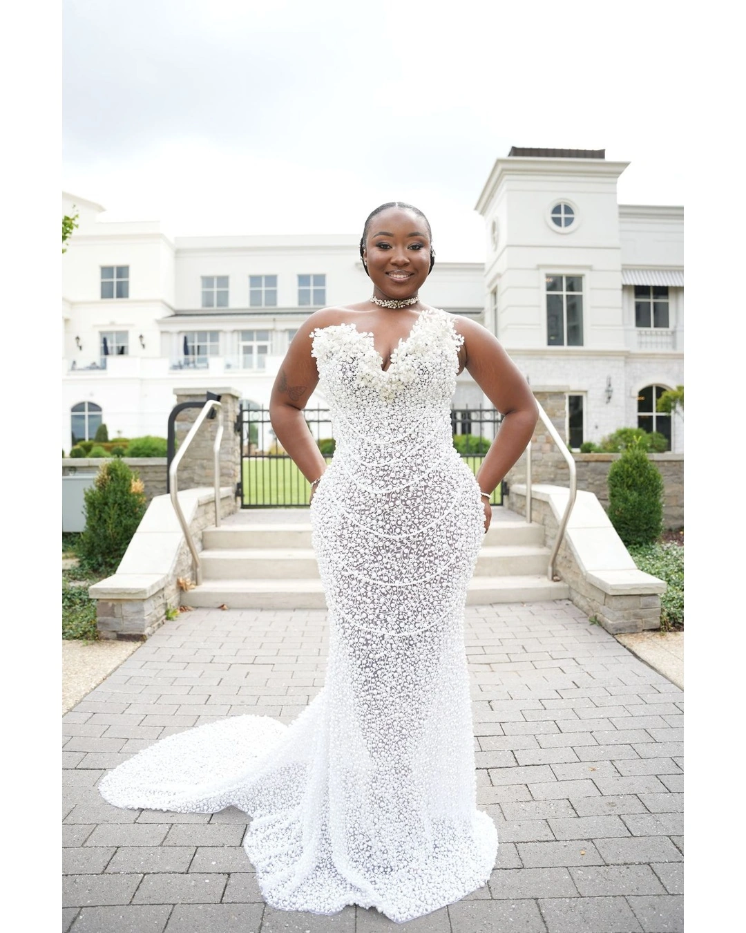 Alouette Pearl White Gown - Moor Clothing Store